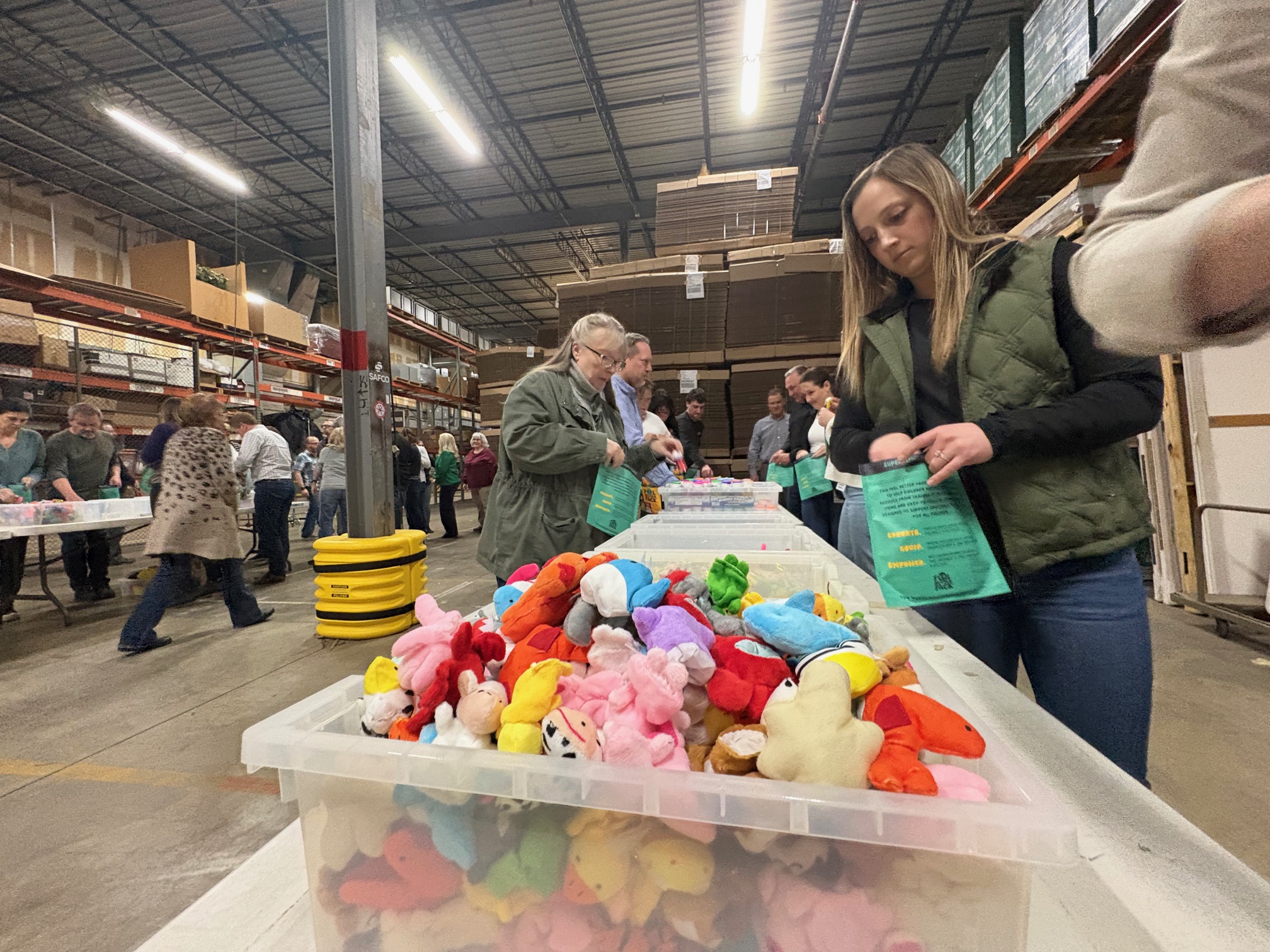 Packing Wellness Kits for Kids - Liberty Diversified International
